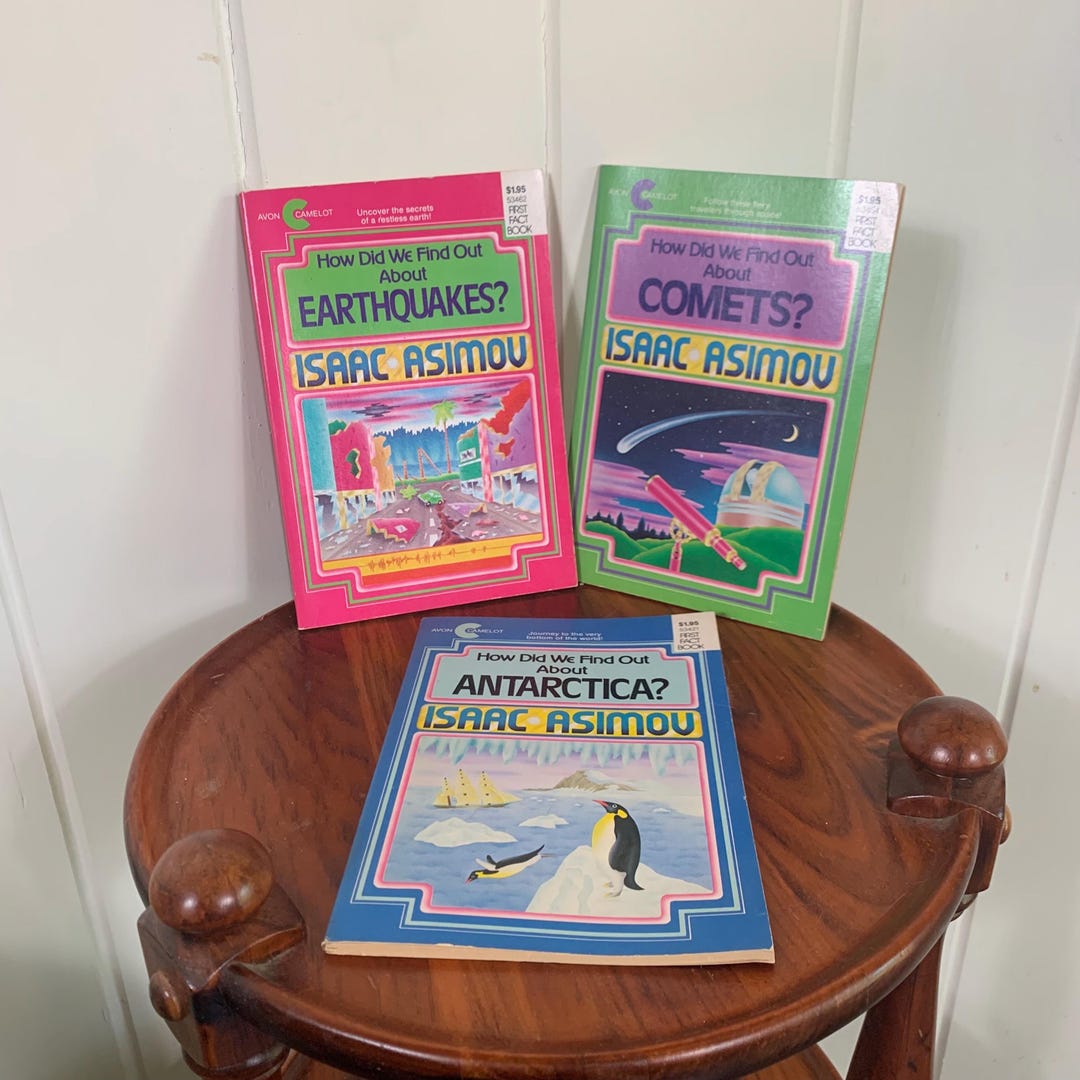 Vintage 80s Isaac Asimov Children’s Science Books - Set of 3 ...