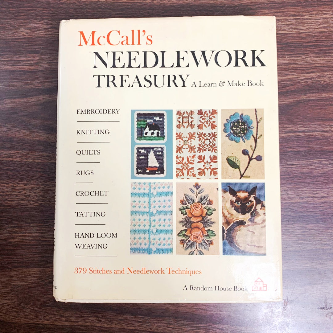Vintage 60s Mccalls Needlework Treasury Book, Learn and Make Book ...