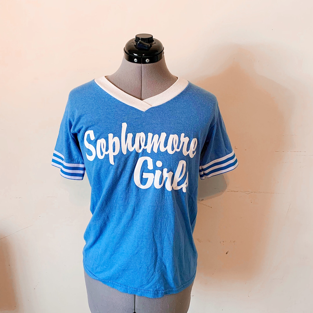 Vintage 90s Sophomore Girls Softball Shirt Vintage Small - Etsy