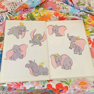 Vintage 70s Disney Wonderful World of Reading Dumbo the Flying Elephant Book - Etsy
