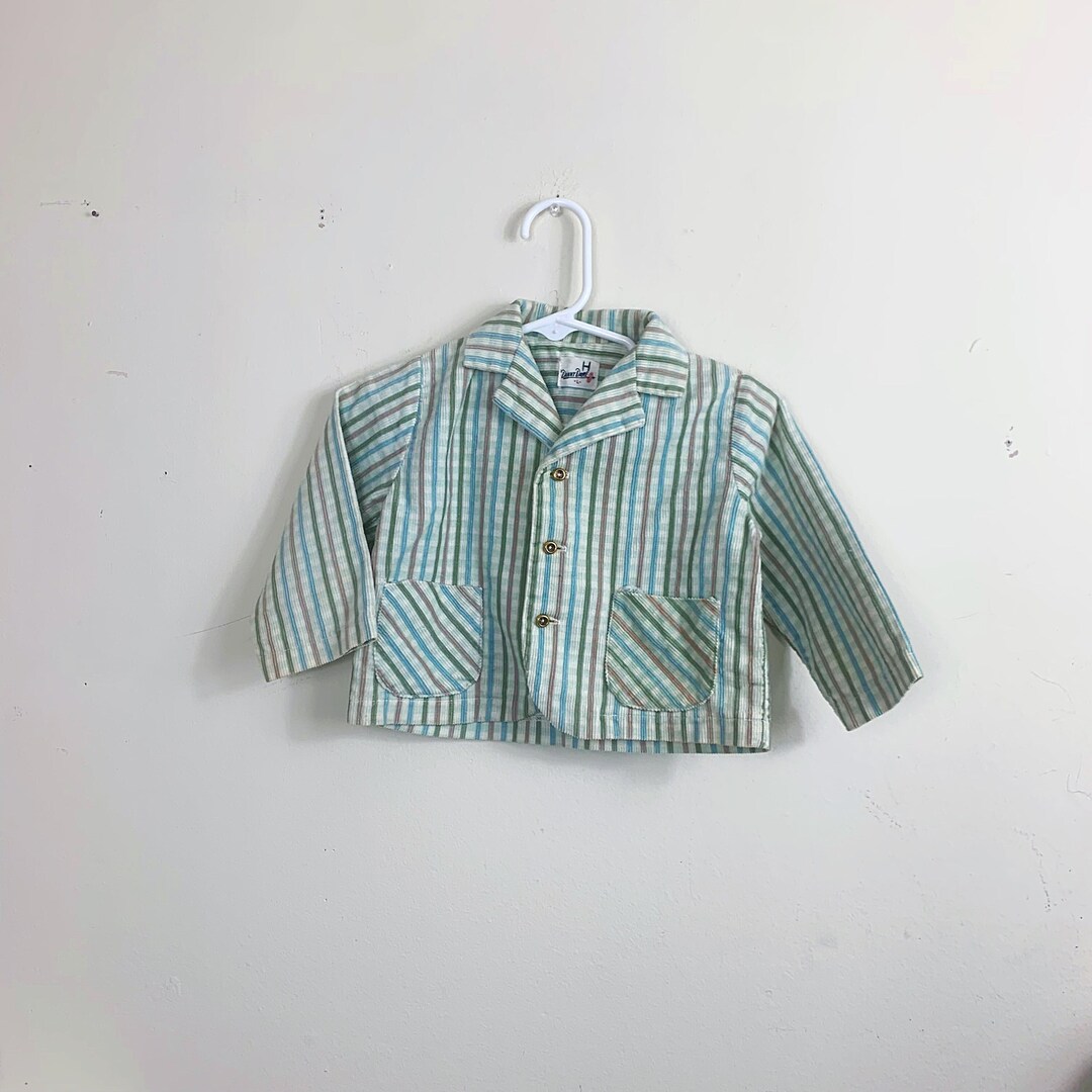 Vintage 60s Baby Boy Danny Dare Green Corduroy Plaid Jacket 9-12 Months - Etsy