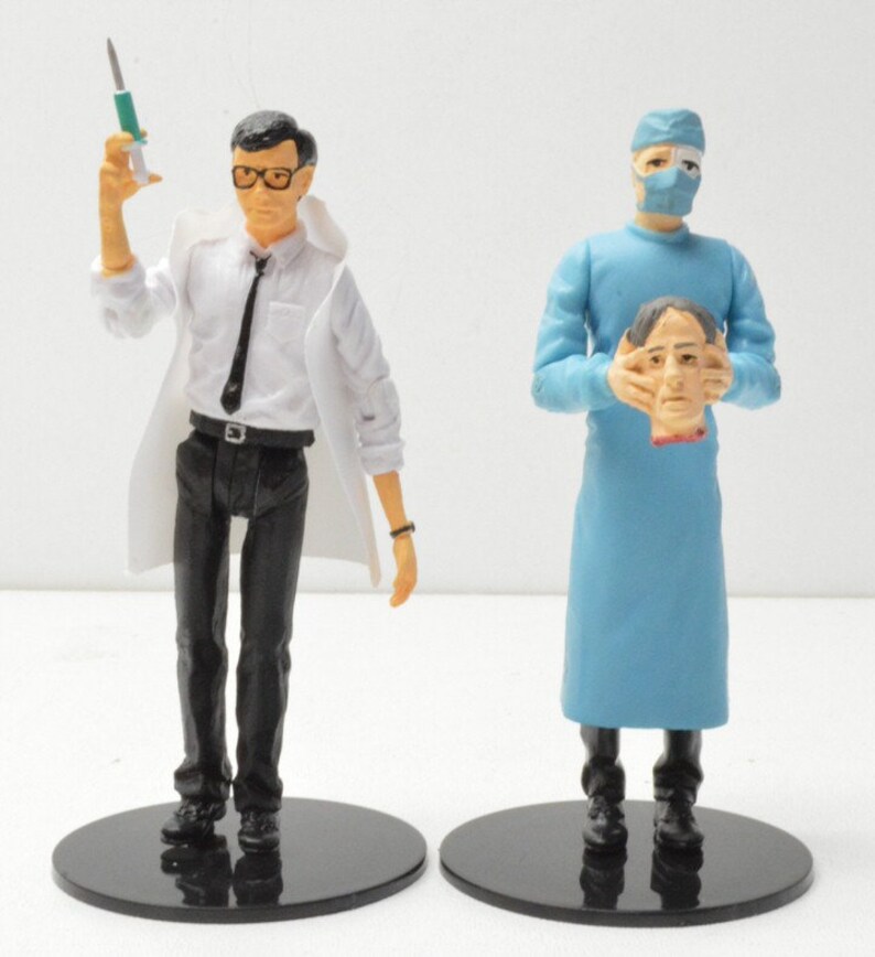 Re-animator Dr. Herbert West and Dr. Carl Hill 3.75" Scale Retro Action ...