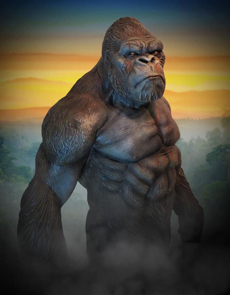 Kong the Ape King Resin Model Kit - Etsy