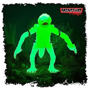 Humanoids From the Deep 3.75" Scale Retro GREEN GLOW Action Figure - Etsy