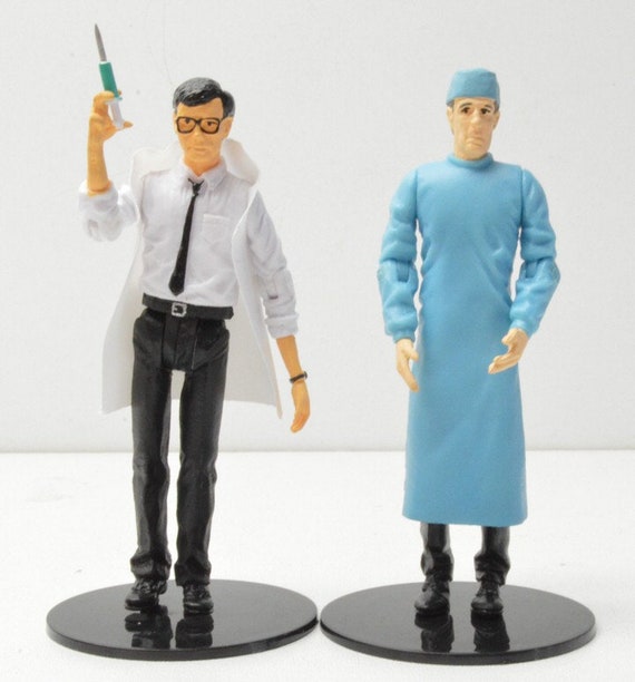Re animator Dr. Herbert West and Dr. Carl Hill 3.75 Scale Retro Action Figure 2 Pack Etsy