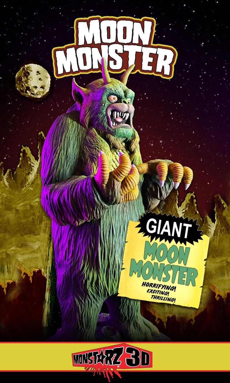 Moon Monster Maquette - Etsy