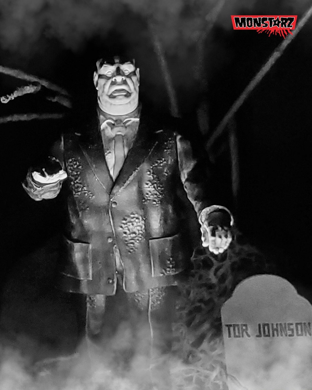 Tor Johnson 3.75" Scale Retro Action Figure B/W Version - Etsy