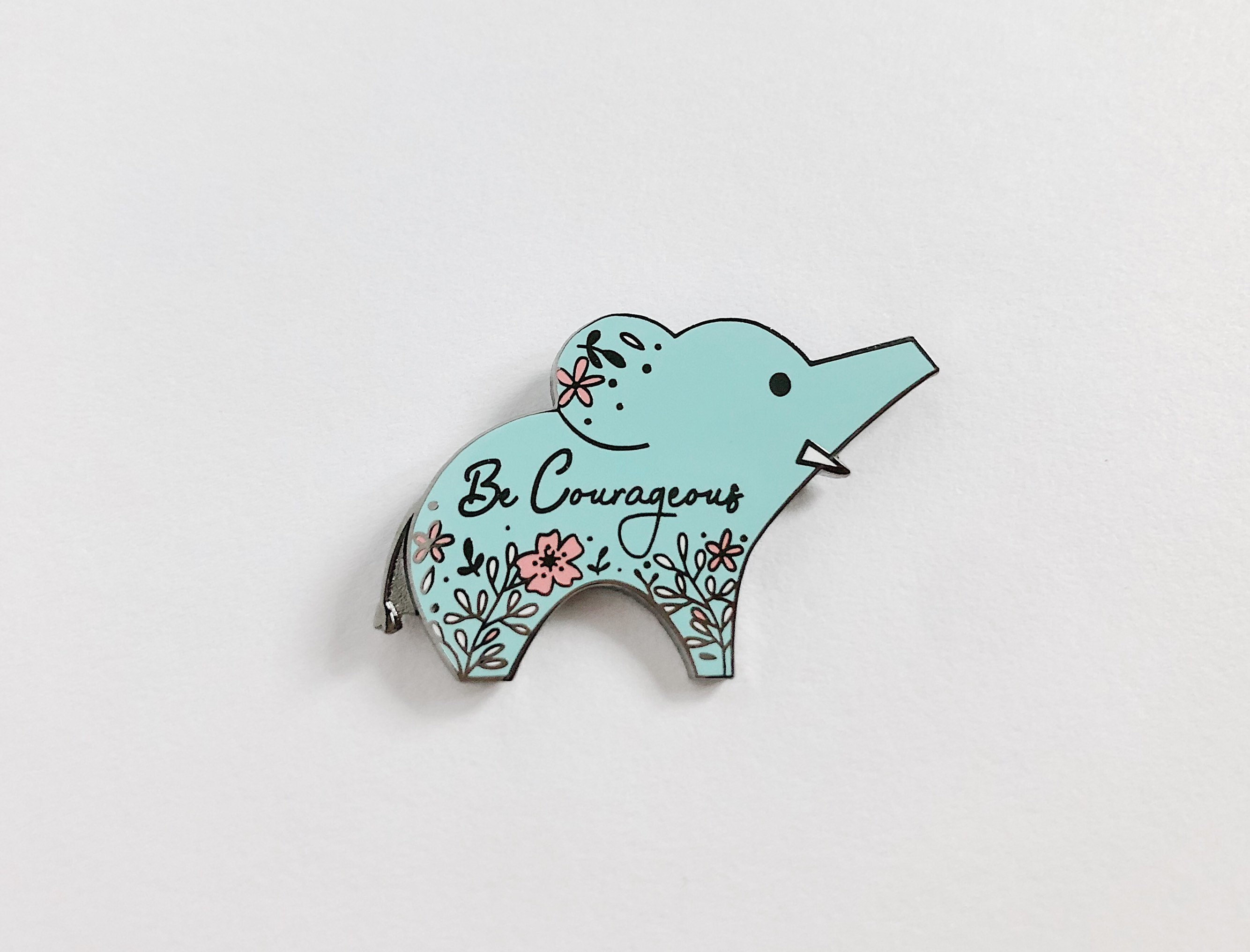 Elephant Enamel Pin Be Courageous 2018 Convention of - Etsy