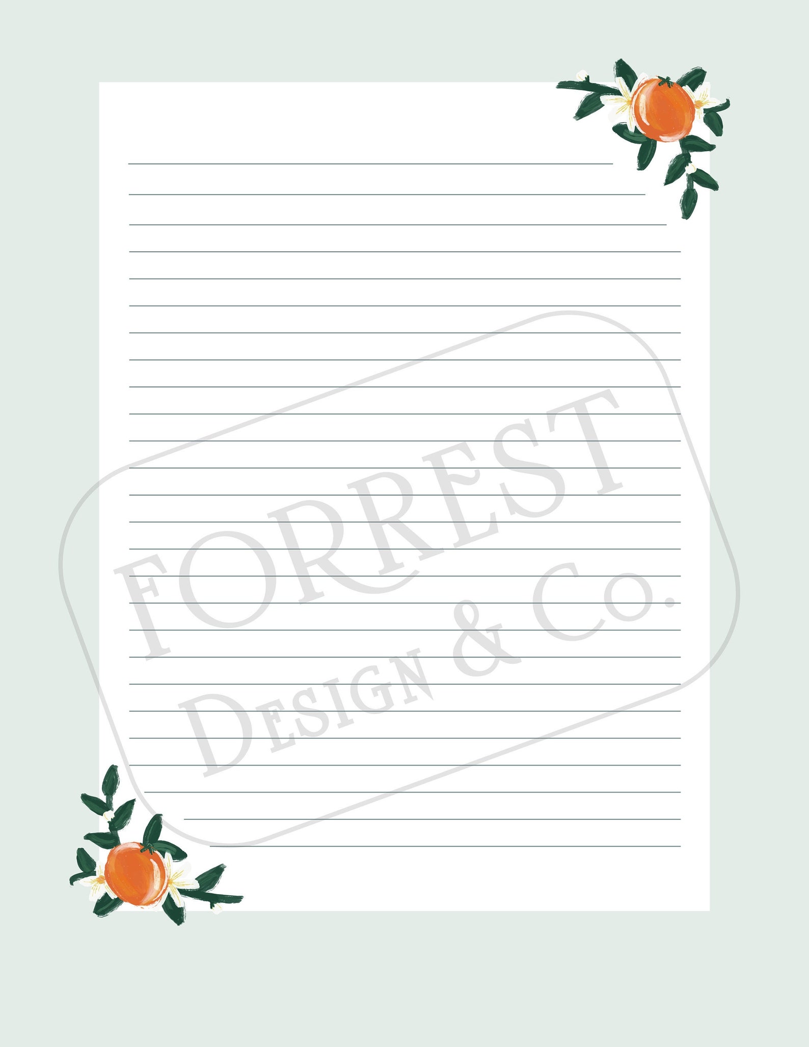 Letter Writing Paper Bundle - Digital Download - Etsy