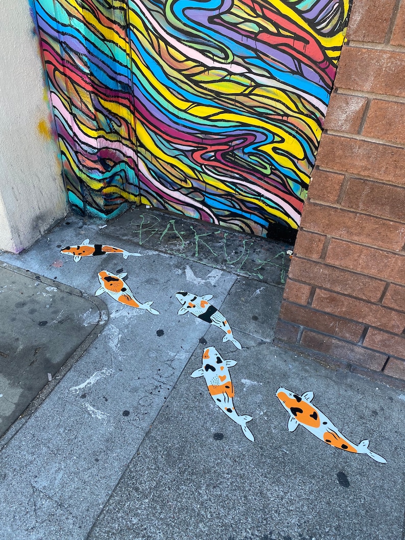 Life Size Koi Decal #5 - Etsy