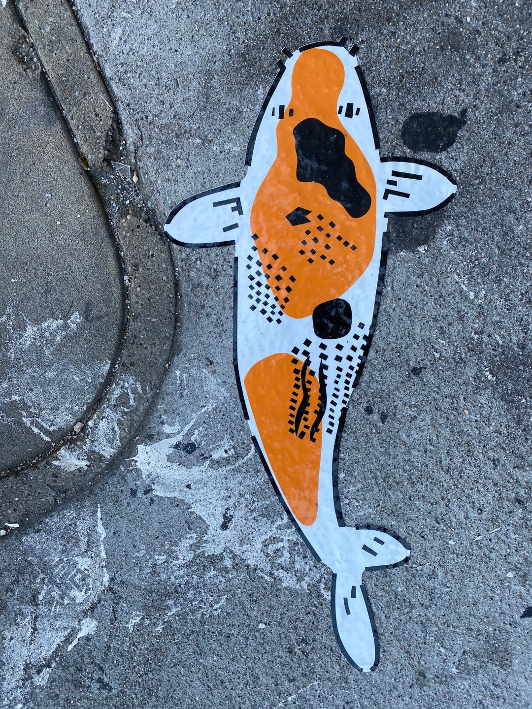 Life Size Koi Decal #4 - Etsy