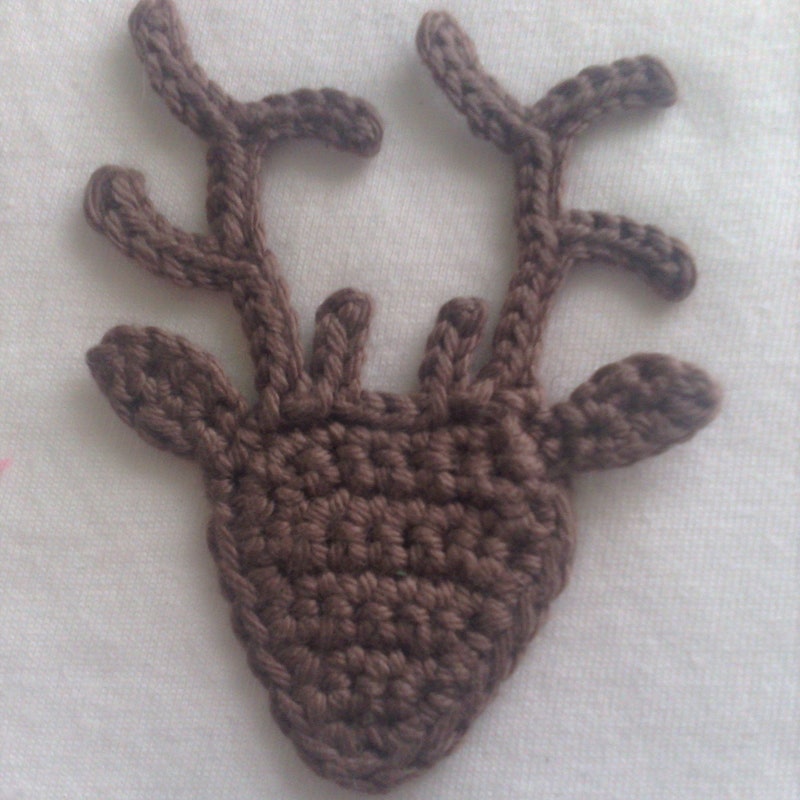 Crochet Deer Applique - Etsy