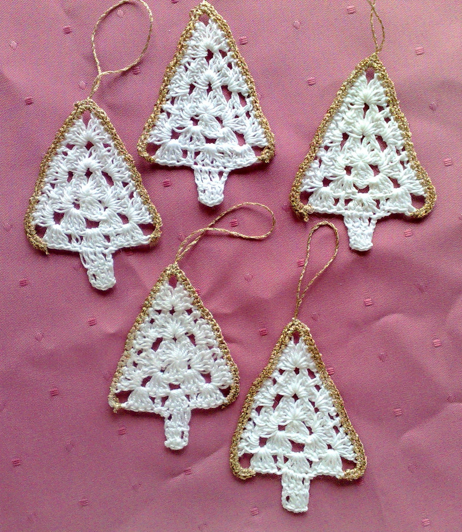 Christbaum gehäkelt Baumbehang für deinen Weihnachtsbaum - Etsy.de