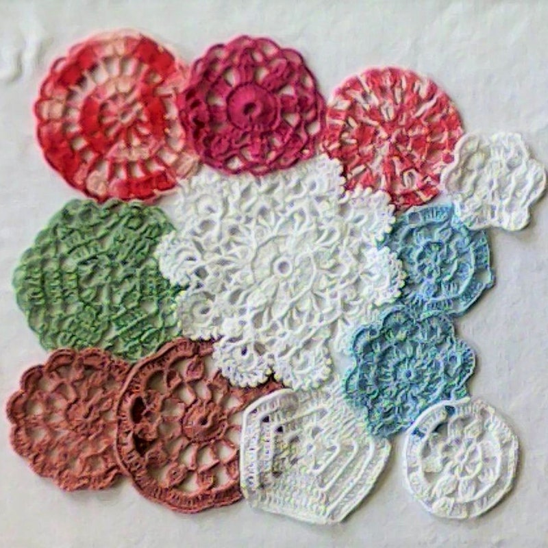 Colored Doilies - Etsy