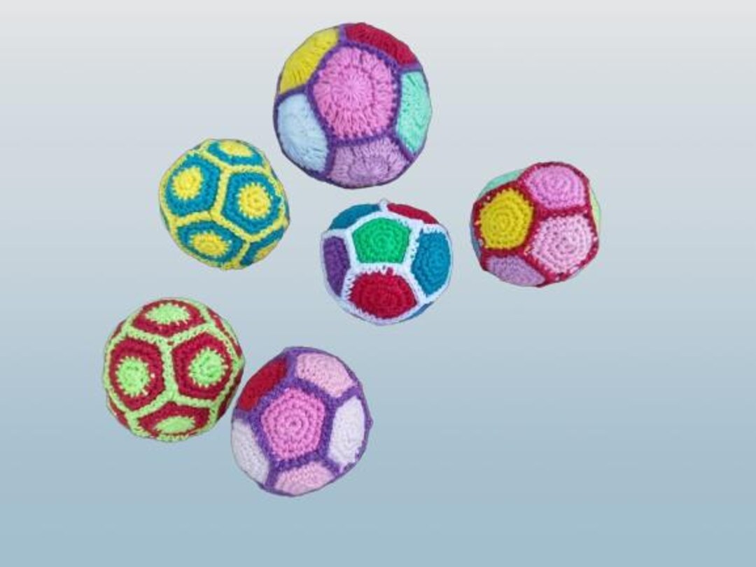 Baby Football, Netball, Volleyball, Water Polo, Handmade Crocheted ...