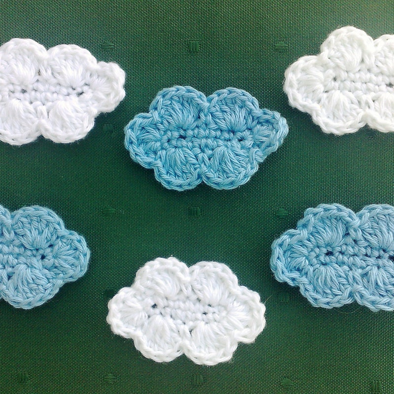 Rain Cloud Applique - Etsy