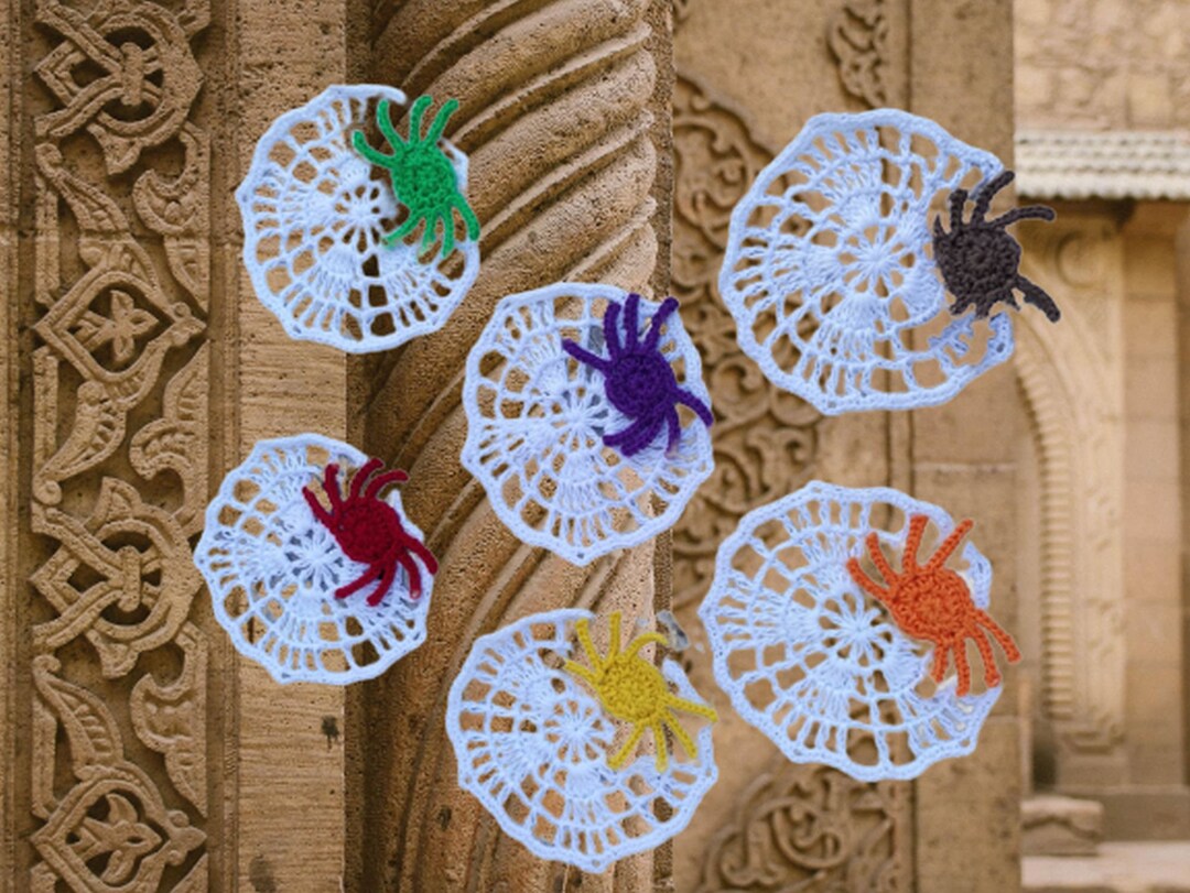 Spider Web Doilies Witchy Goth Halloween Decoration Home Decoration ...