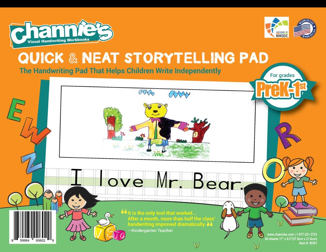 Channie's Visual Handwriting Storytelling Workbooks for - Etsy