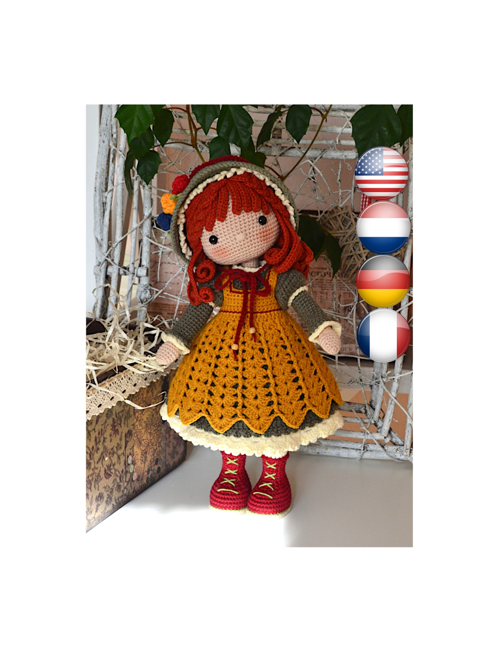 Crochet Amigurumi Doll Pattern Crochet Pattern PDF Crochet - Etsy