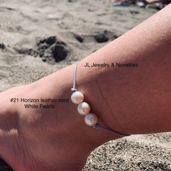 Leather Anklets - Etsy