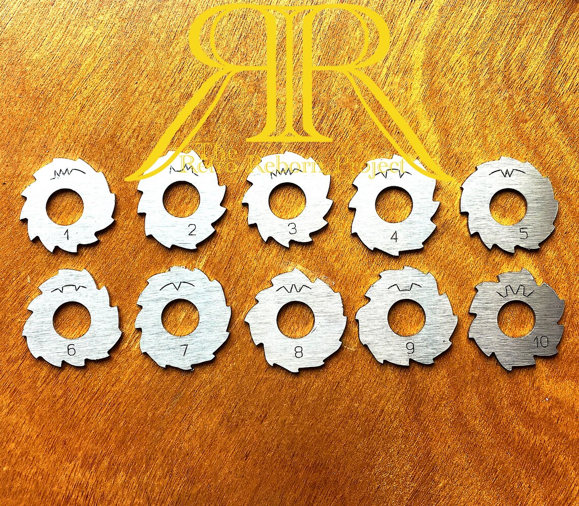 Reproduced 10 Cam Discs for SINGER Swiss Zig Zag Attachment 160991 ...