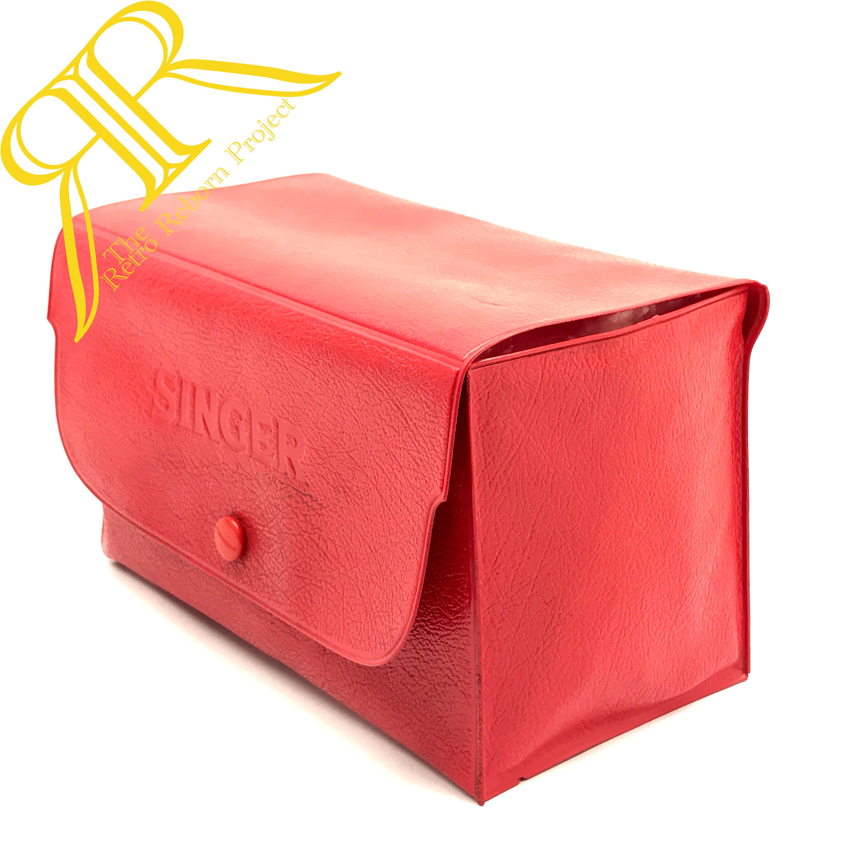 SINGER Featherweight 221 221k 222 222k Red Vinyl Accessories Attachments Box Case VTG - Etsy