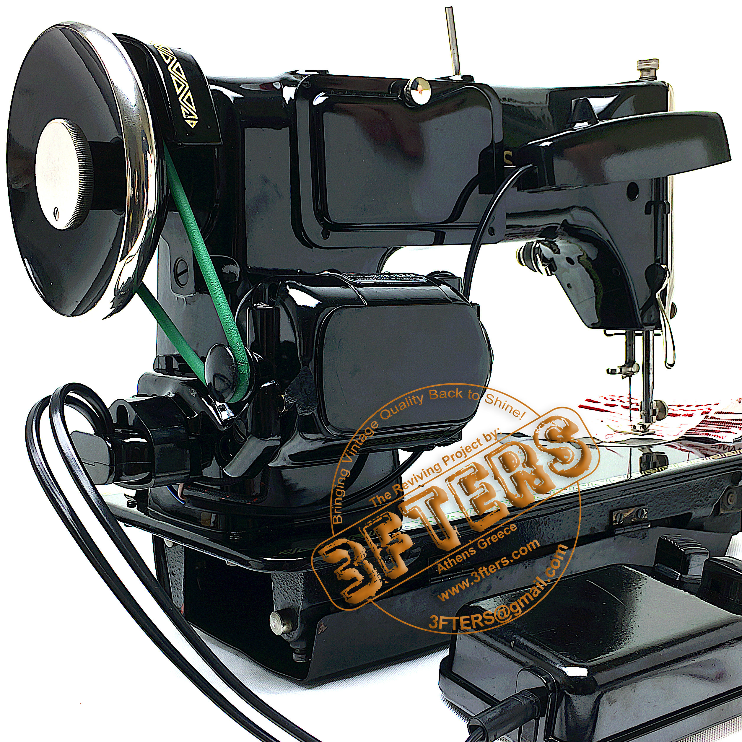 Pack 2 Correas Correa De Cuero Para Maquina De Coser Singer, Necchi La ...