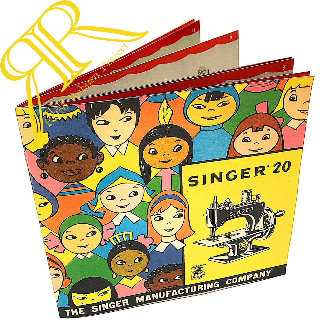 SINGER 20 20-10 SEWHANDY User's Manual Reproduced Instructions Child ...
