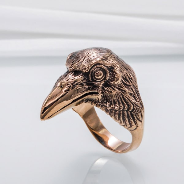 Viking Raven Bronze Ancient - Etsy UK