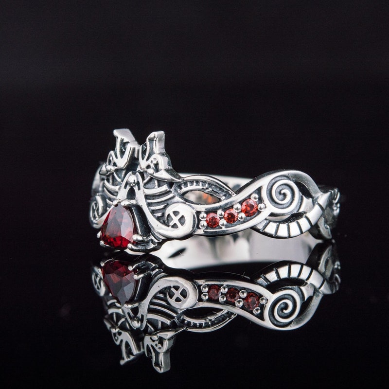 Wolf Ring - Etsy