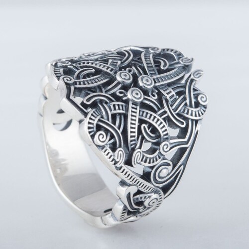 Norse Viking Mens Ring Scandinavian Norse Jewelry - Etsy