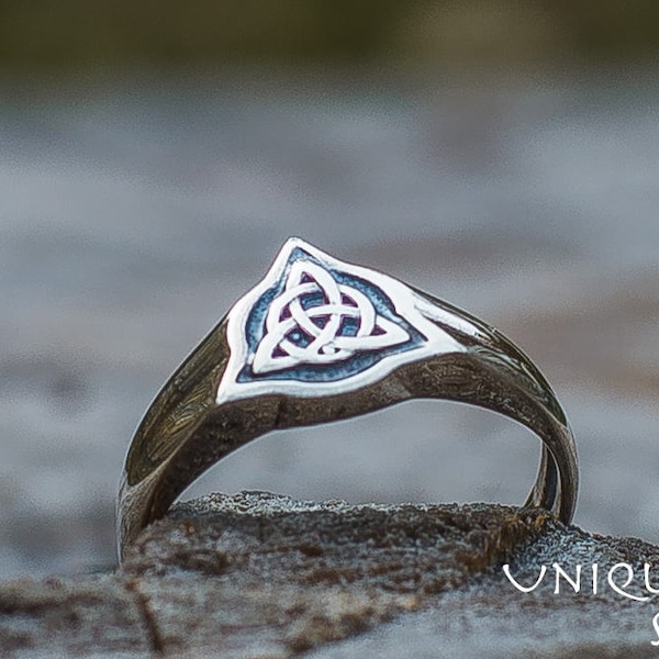 Silver Celtic Ring - Etsy