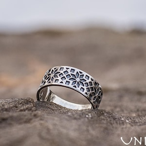Ukrainian Ornament Ring, Ukrainian Pattern Ring, Silver Ukrainian Ring ...