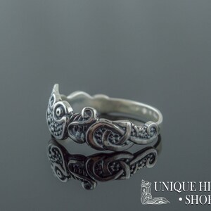Fenrir Wolf Ring - Silver Viking Jewelry With Ancient Norse Symbol ...