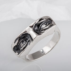 Michelangelo David Eyes Ring, Art Renaissance Statue Jewelry, Sculpture ...