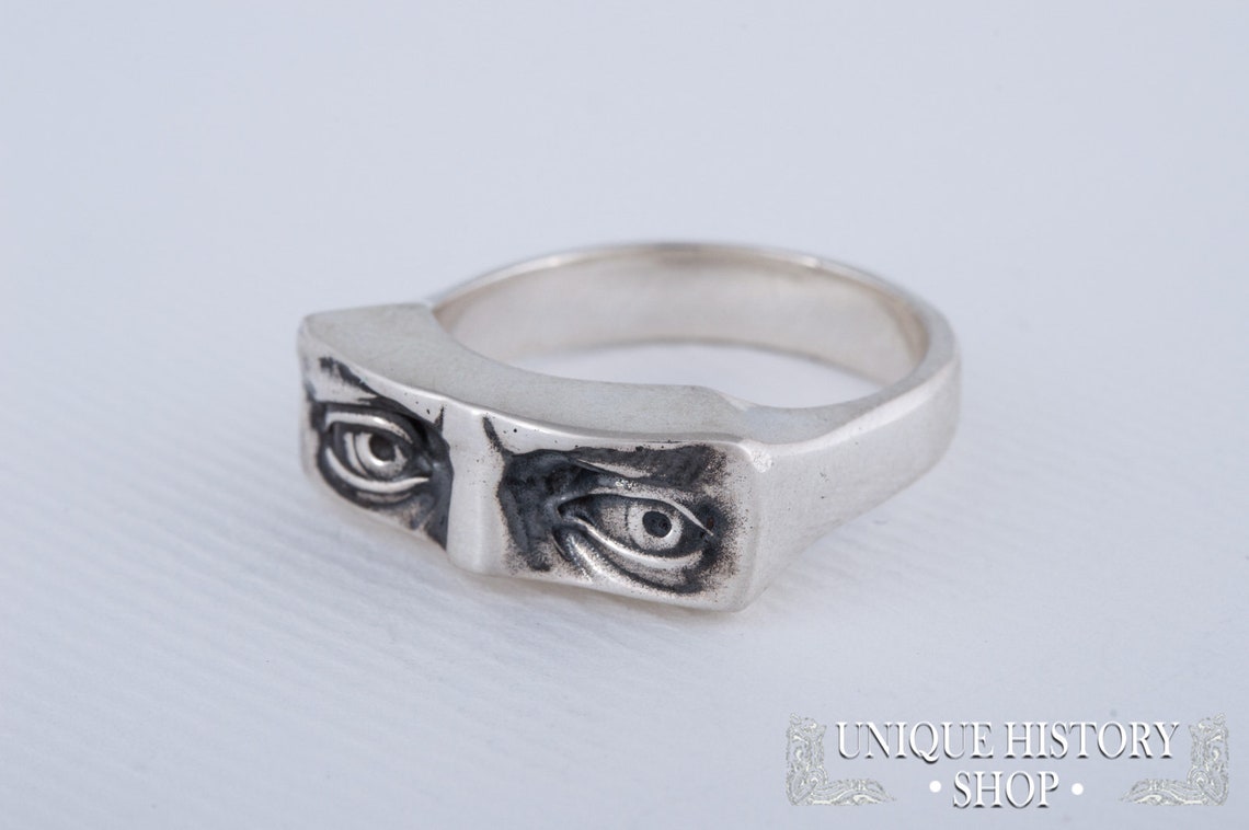 David Eyes Ring Silver Eyes Jewelry Ring With Eye 925 - Etsy