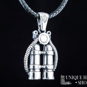 Scuba Diver Pendant - Silver Underwater Jewelry for Mariners and ...