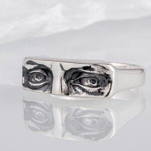 Michelangelo David Eyes Ring, Art Renaissance Statue Jewelry, Sculpture ...