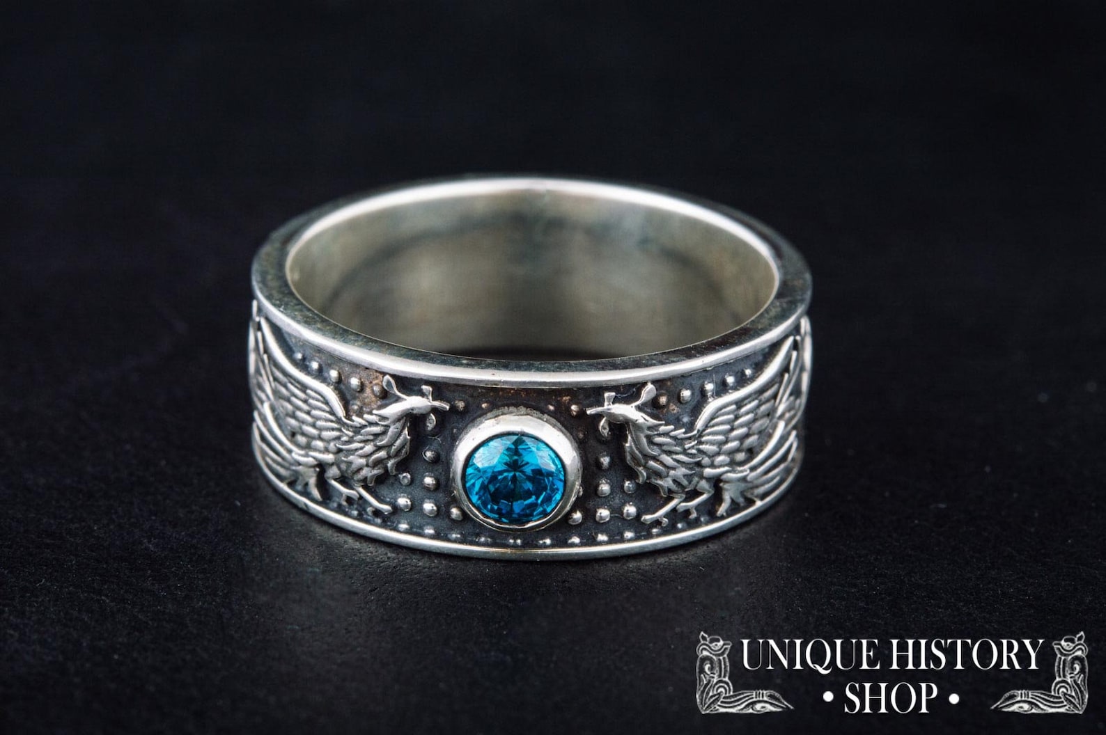 Phoenix Ring Firebird Ring 925 Silver Phoenix Jewelry Ring - Etsy