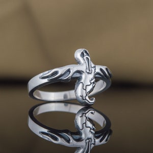 Silver Ghost Ring - Horror Jewelry With Deathly Charm Handmade ...