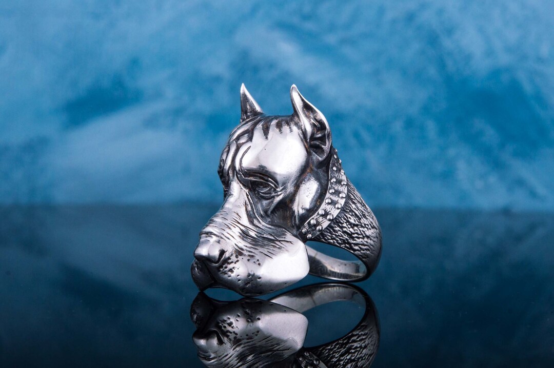 Great Dane Ring - Sterling Silver Dog Jewelry, Dog Lover Gift ...