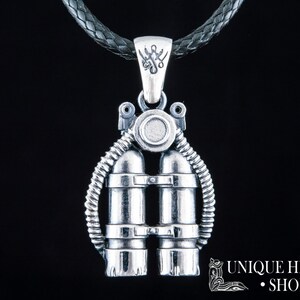 Scuba Diver Pendant - Silver Underwater Jewelry for Mariners and ...