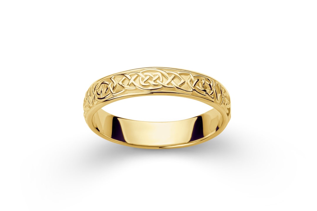 Gold Norse Ring - Handcrafted Scandinavian Jewelry With Viking Knot ...