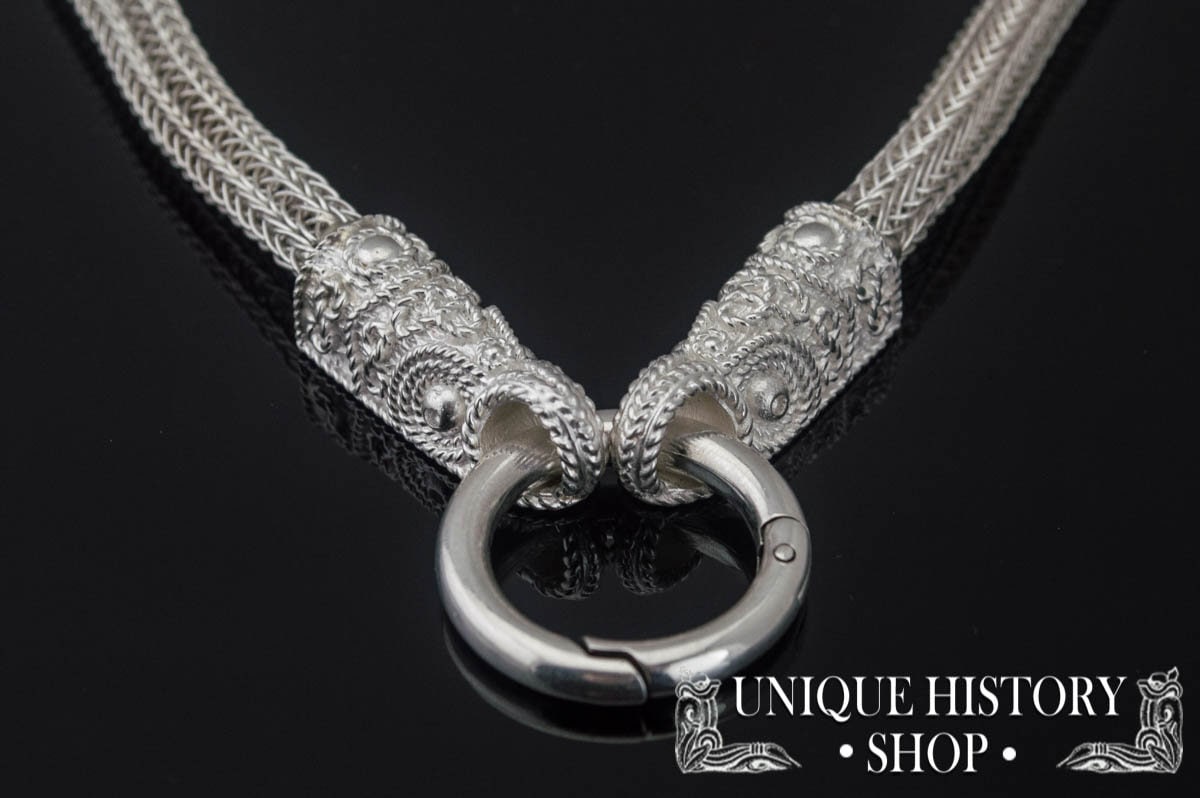 Unique Viking Knit Chain Handcrafted 925 Silver Norse Chain - Etsy