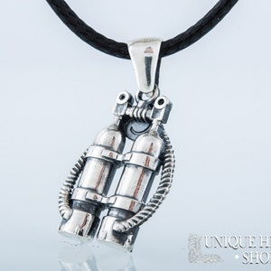Scuba Diver Pendant - Silver Underwater Jewelry for Mariners and ...