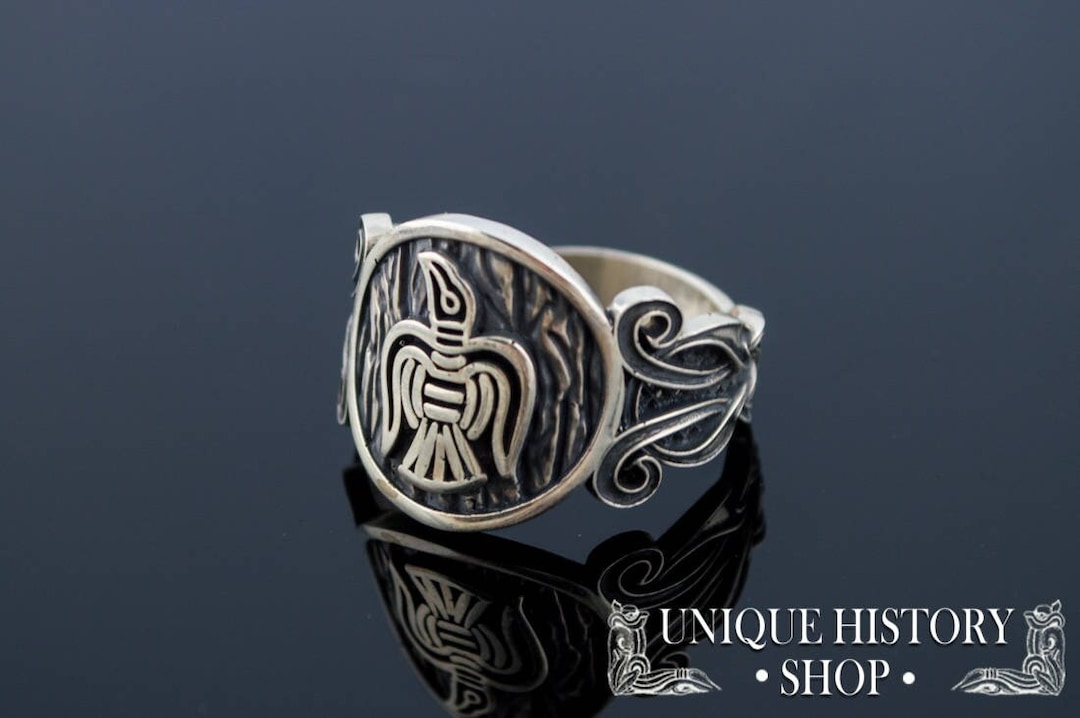 Viking Odin Raven Ring Norse Raven Ring Odin Raven Ring - Etsy