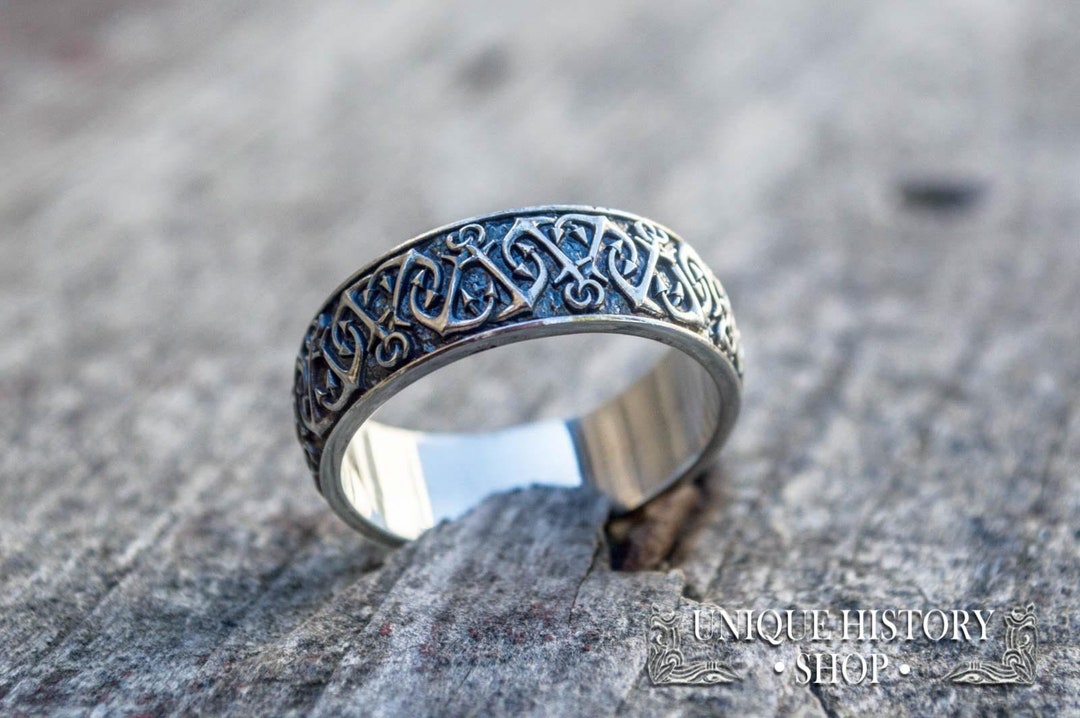 Seaman Silver Ring, Nautical Maritime Jewelry for Men, Anchor Pirate ...