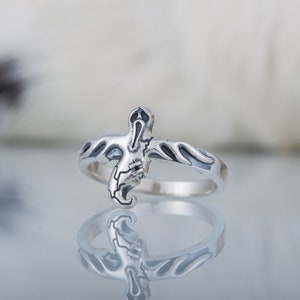 Silver Ghost Ring - Horror Jewelry With Deathly Charm Handmade ...