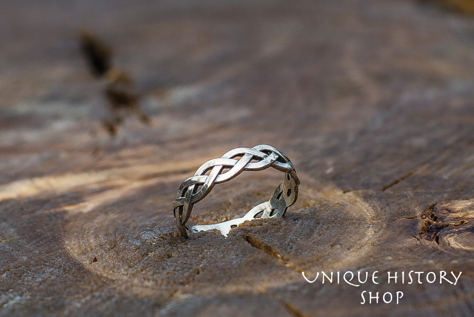 Silver Braided Ring Braided Knit Ring Simple Ornament Ring - Etsy