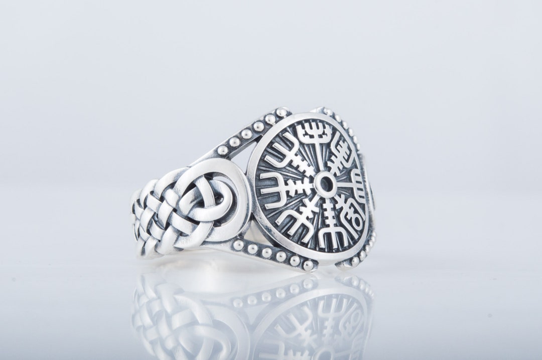 Viking Compass Ring - Mythology Ring for Him - Antique Norse Compass ...